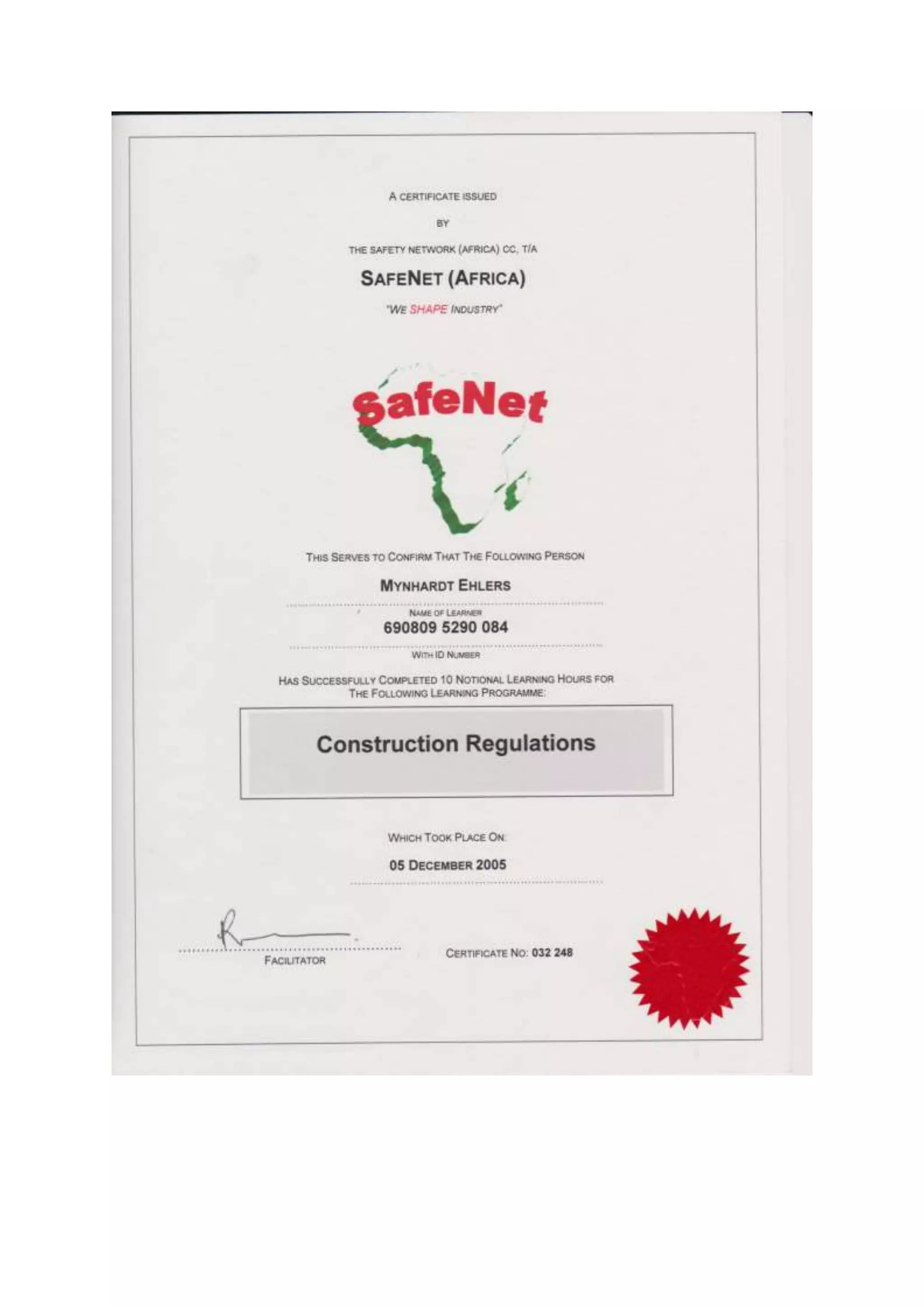 Construction regulations | DOCX