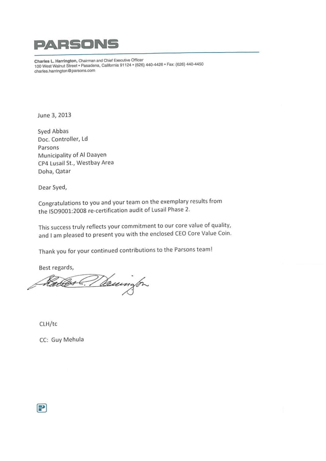 Letter from CEO | PDF