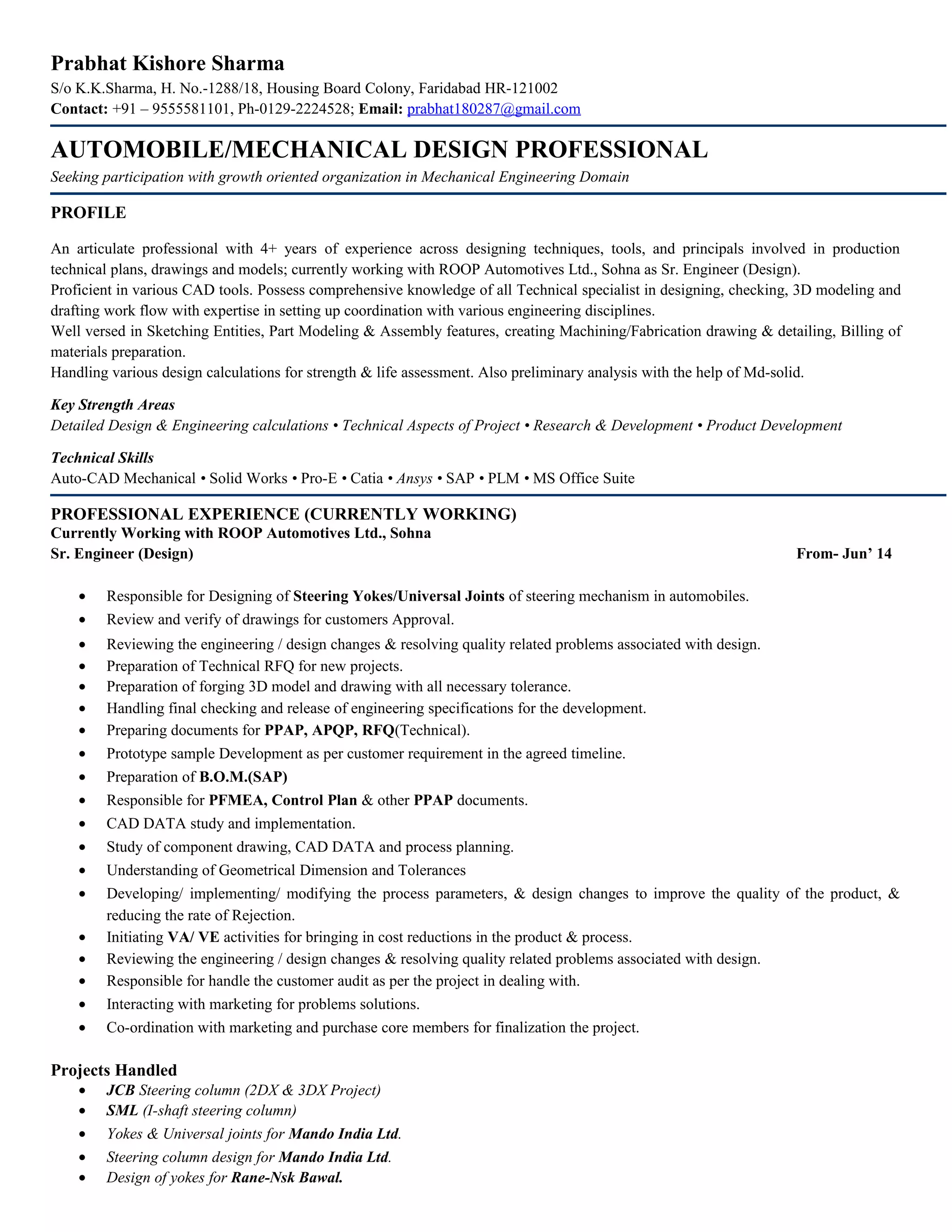 Updated Resume-Prabhat sharma | PDF