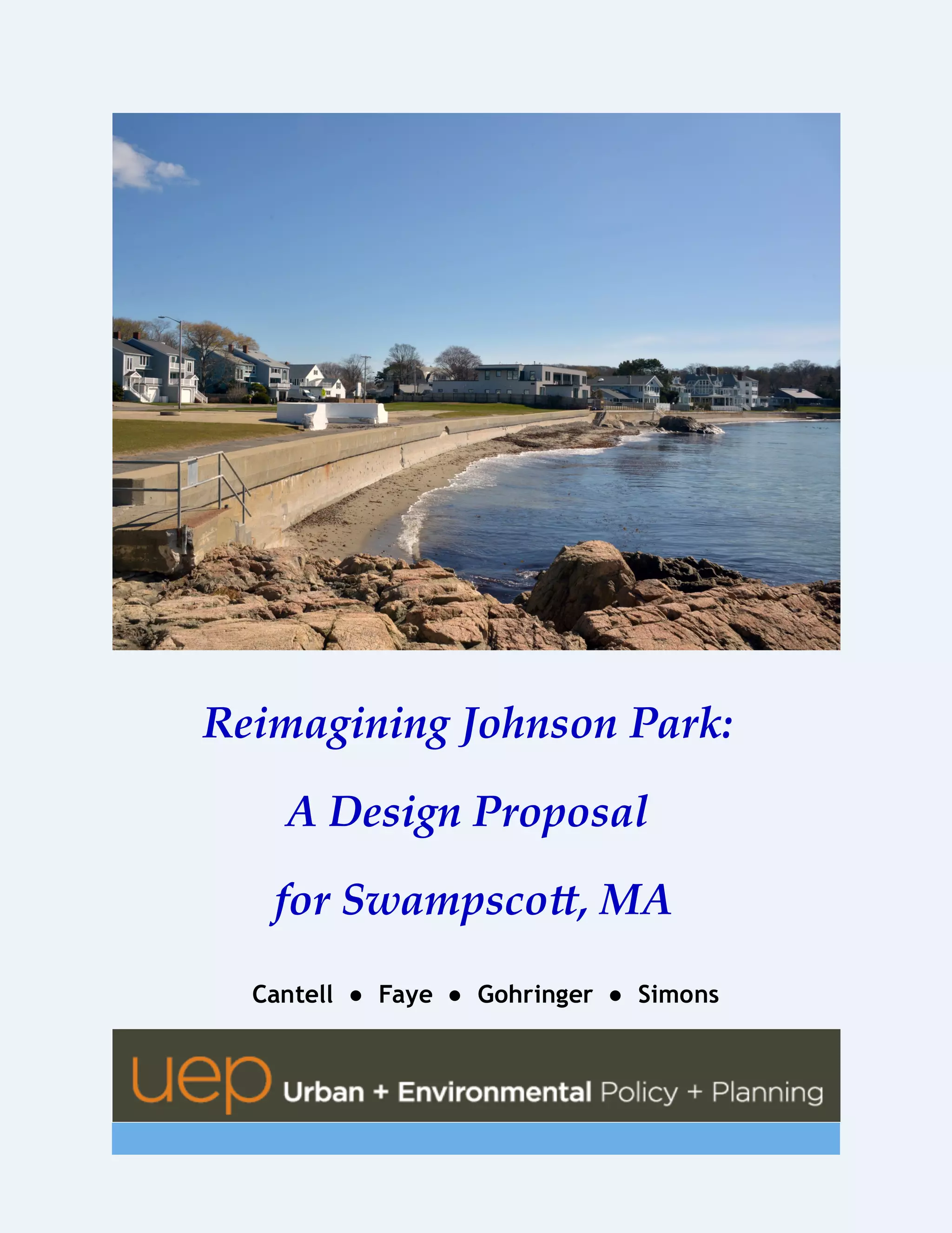 Reimagining Johnson Park- A Design Proposal for Swampscott, MA Cantell ...