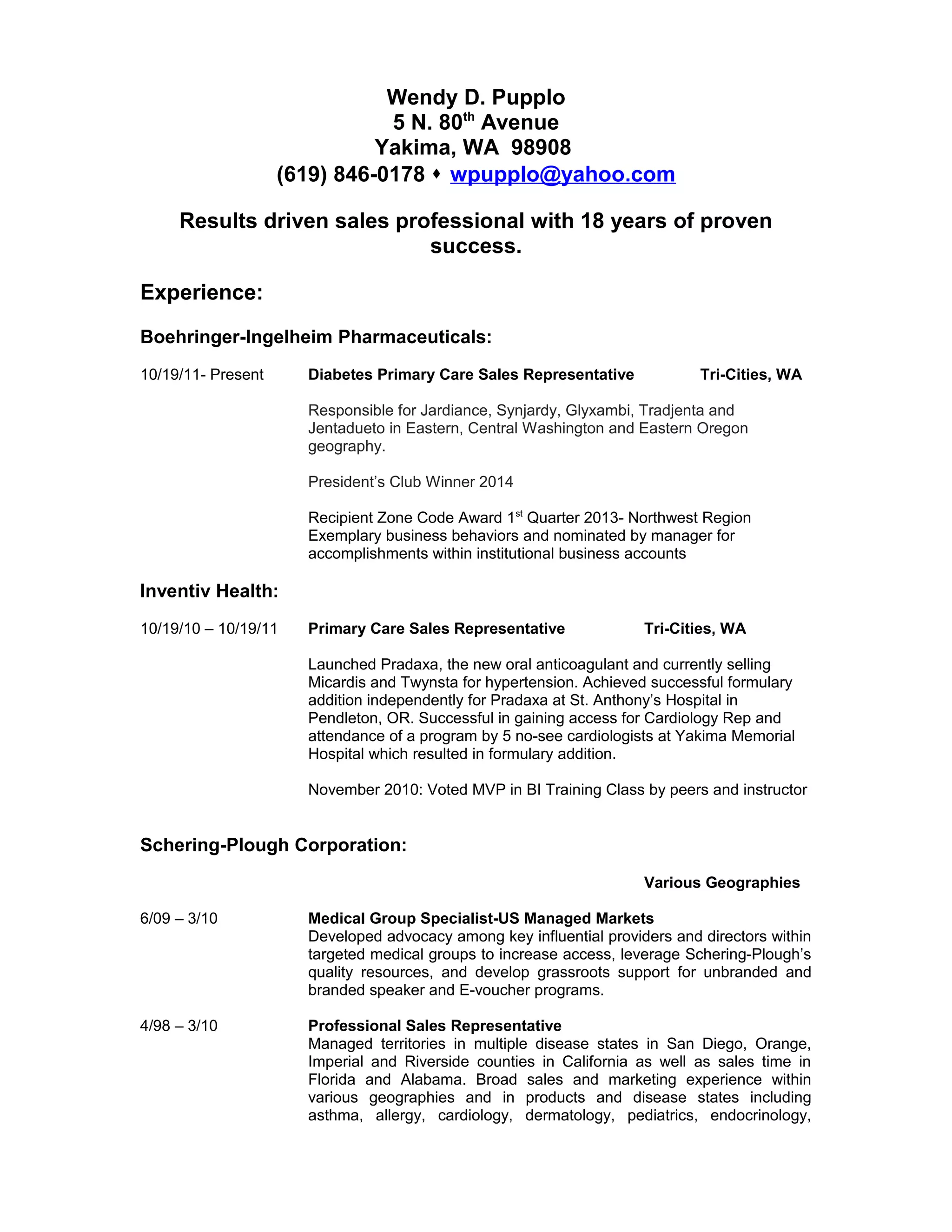 Pupplo 8-2013Resume | DOC