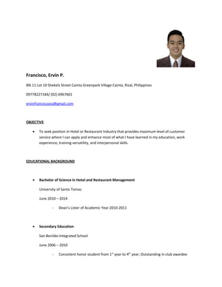 Updated resume | ODT