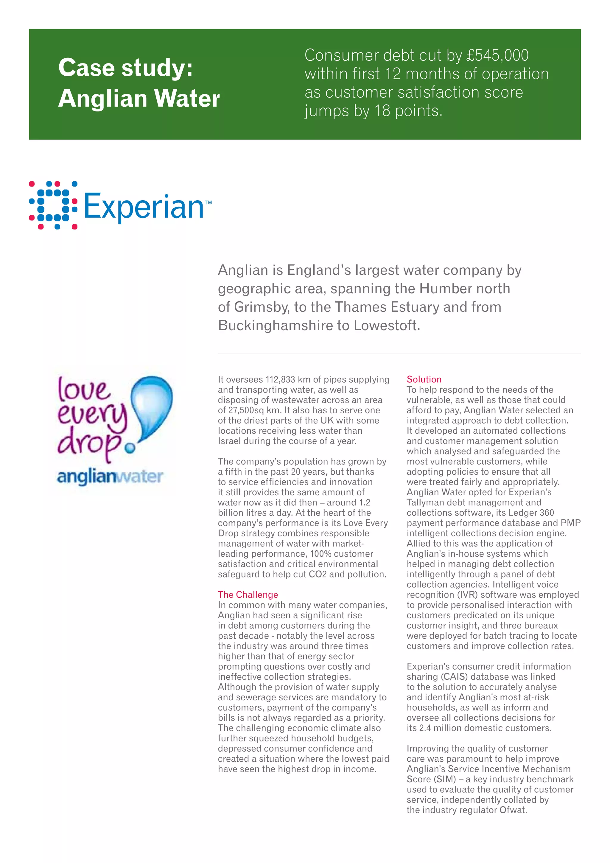 Case Study Anglian Water | PDF