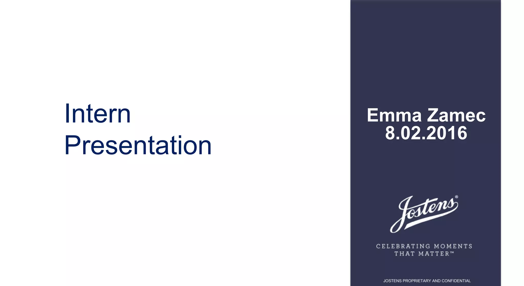 intern presentation | PPT