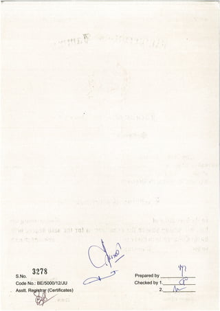 Degree certificate .front & back | PDF | Graduation | Personal Celebrations & Life Events