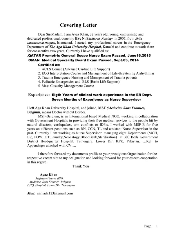 AYAZ CV 2015 PDF updated | PDF