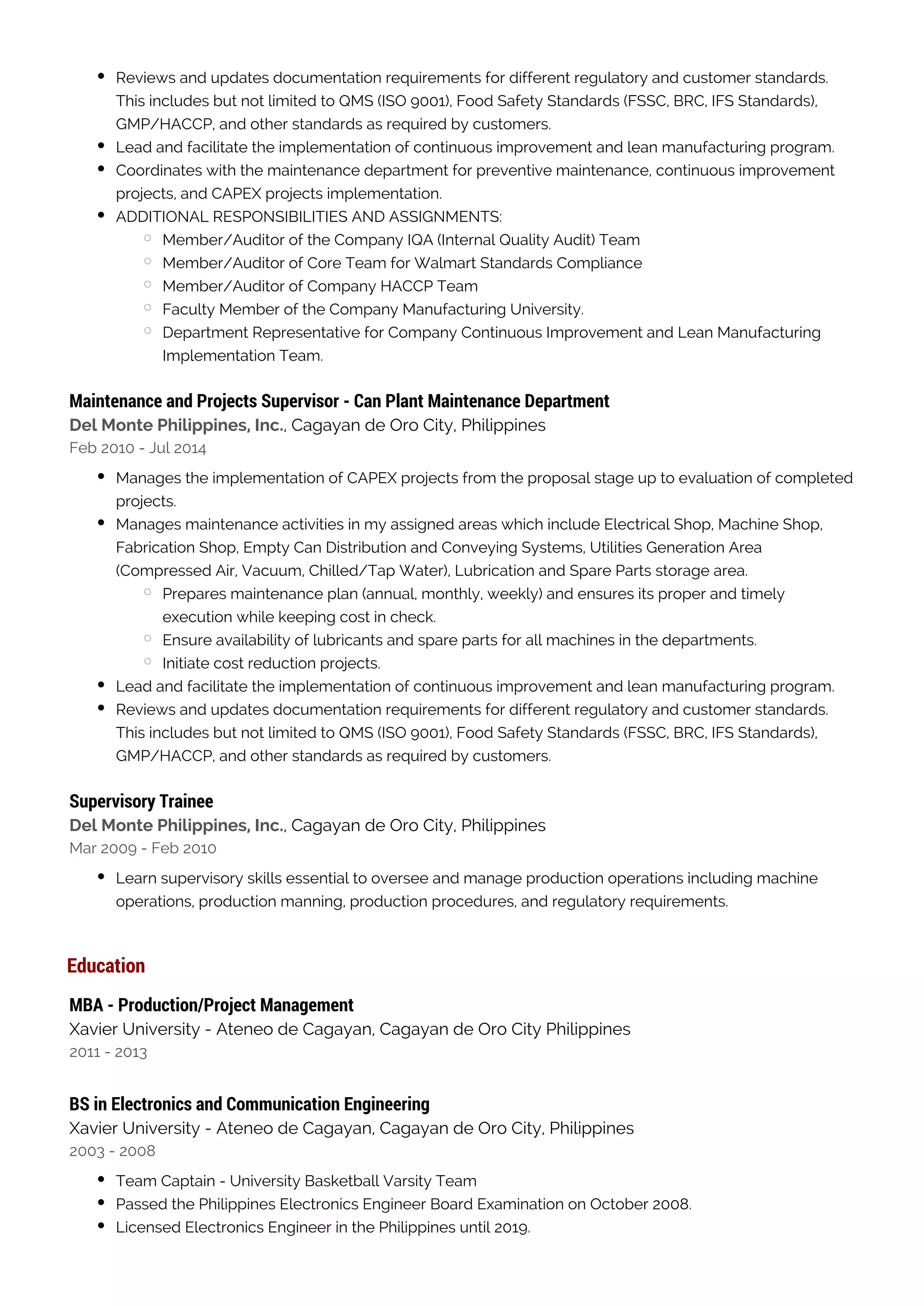 ECLaVictoria CV | PDF