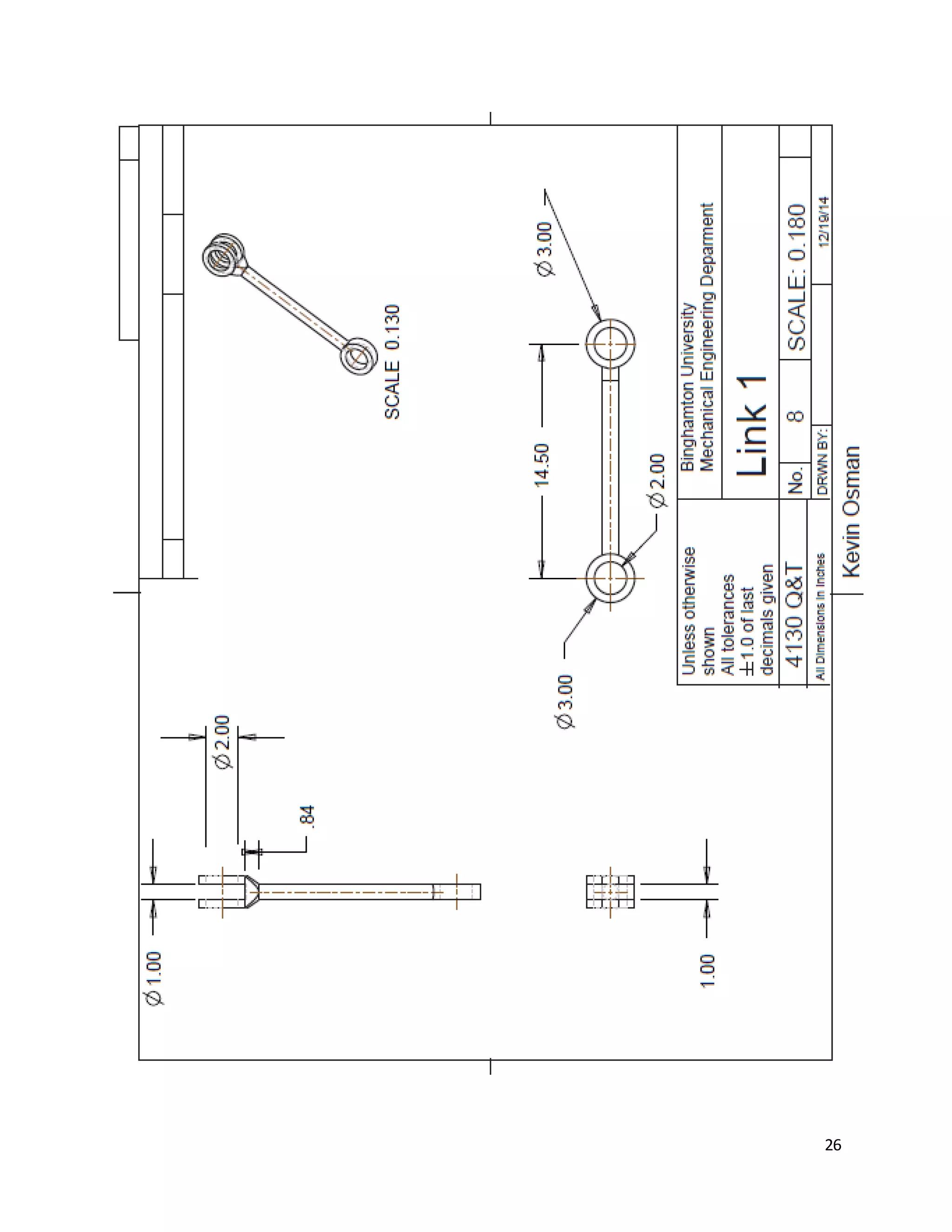 Landing Gear Project Final Report | DOCX