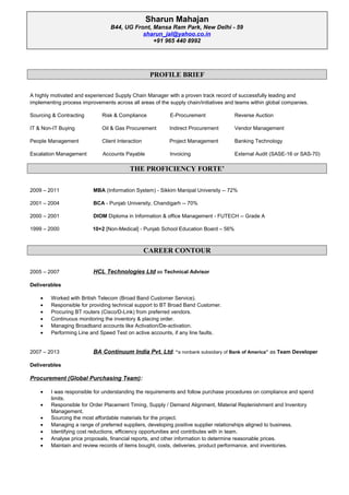 Sharun Mahajan - SCM | PDF