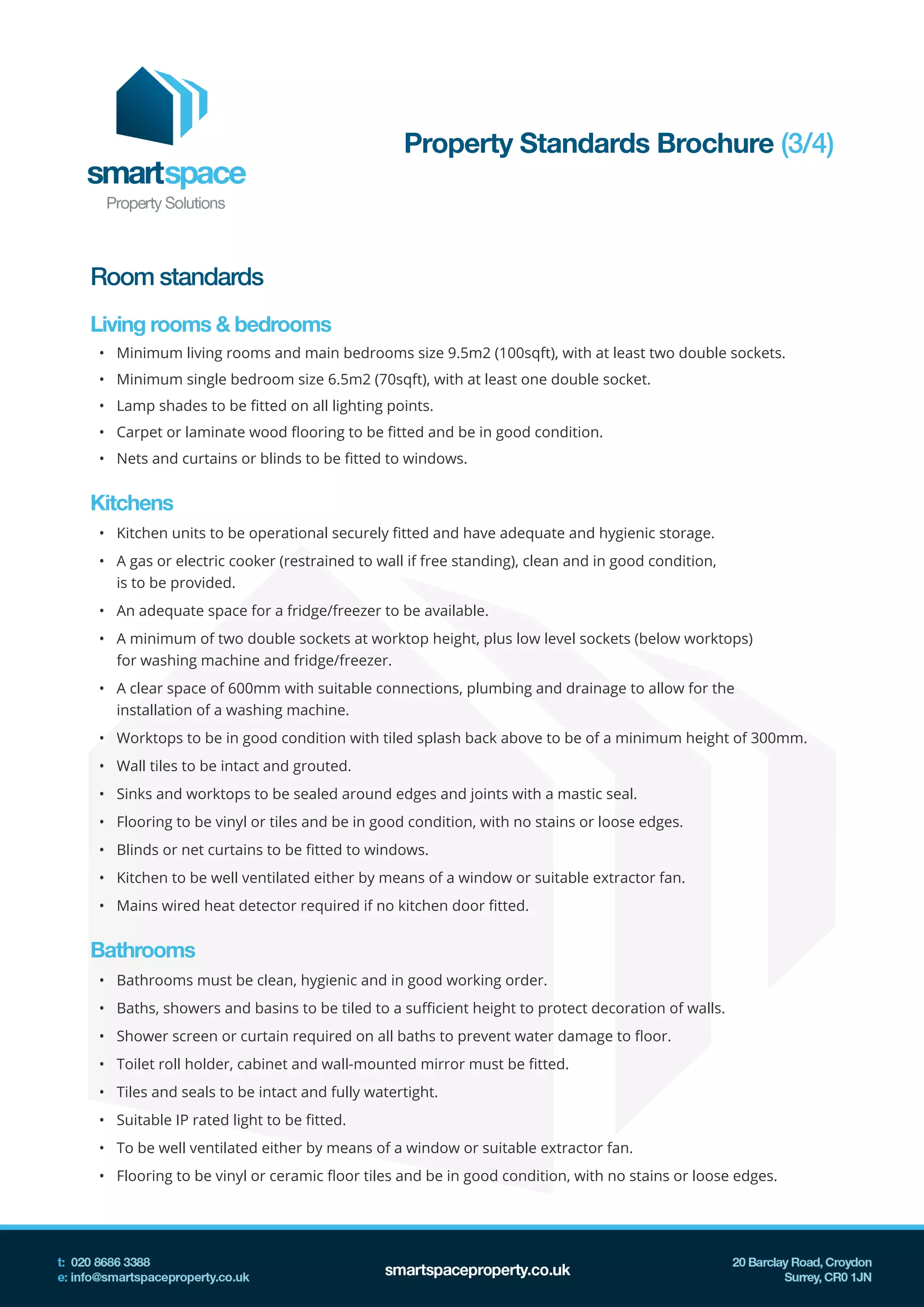 Smartspace Property Standards Brochure | PDF