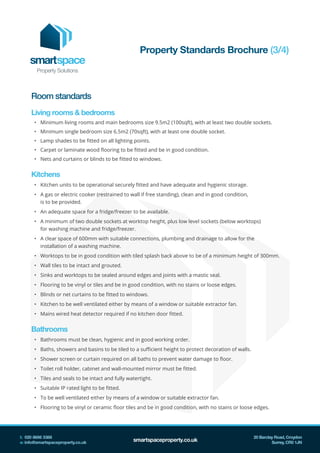 Smartspace Property Standards Brochure | PDF