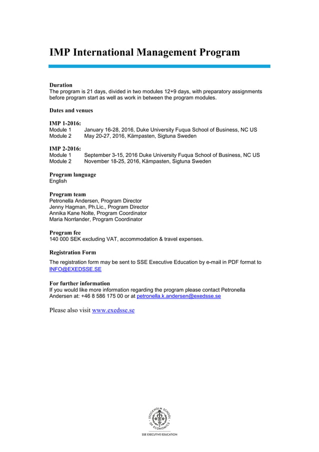 Program-Brochure-IMP-International-Management-Program-inc-fact-sheet | PDF