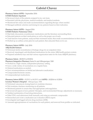 Gabriel CV Post Grad | PDF