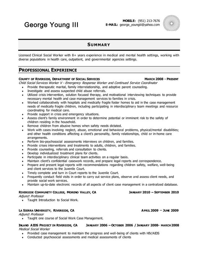 LCSW Resume | PDF