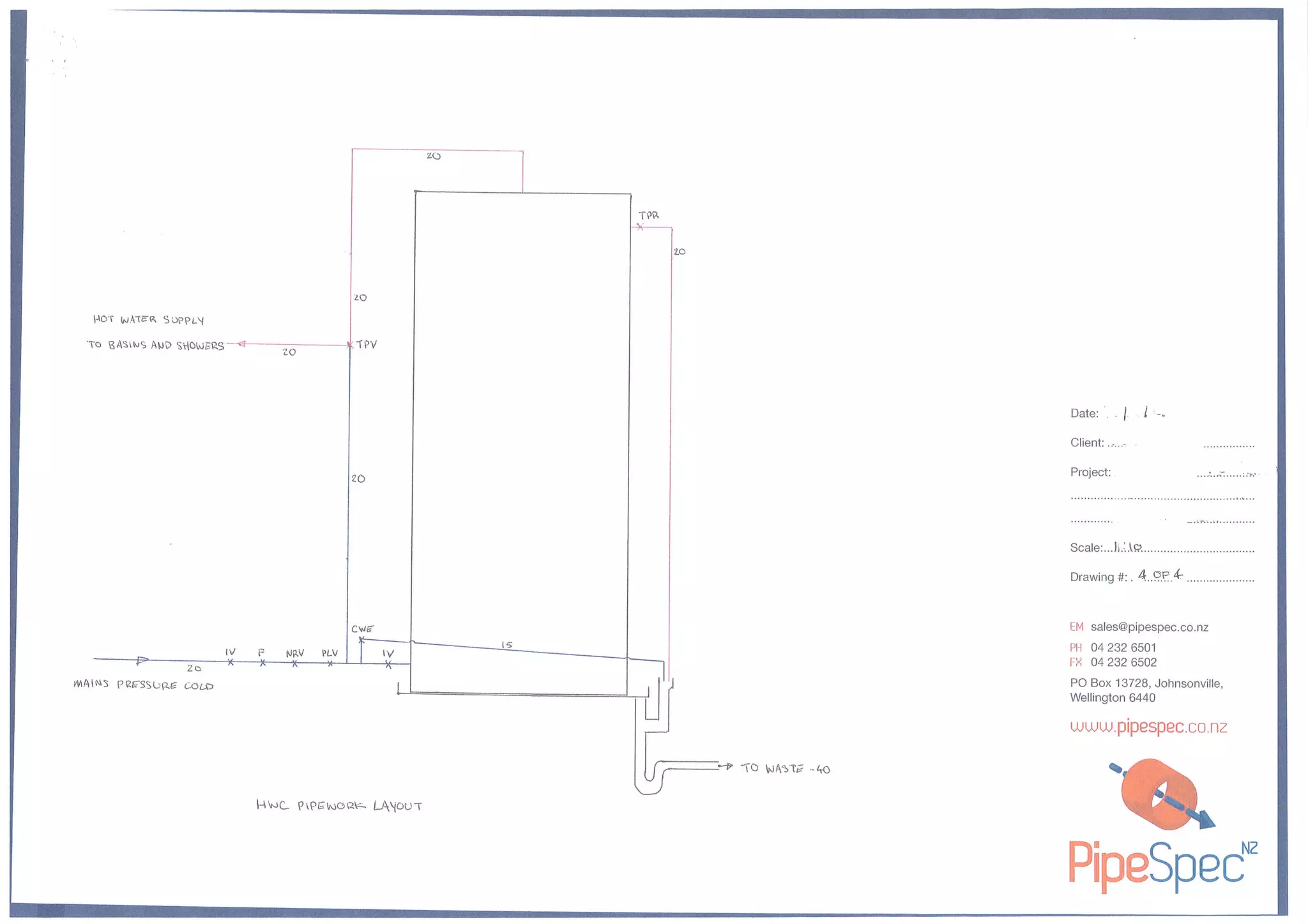 Sanitary plans for 4 storey building | PDF