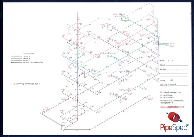 Sanitary plans for 4 storey building | PDF