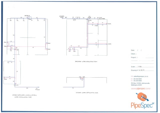 Sanitary plans for 4 storey building | PDF