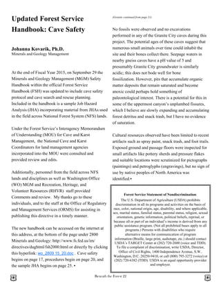 Rowinski et al (2015) Rapid Inventory of Cave and Karst Features BTF | PDF