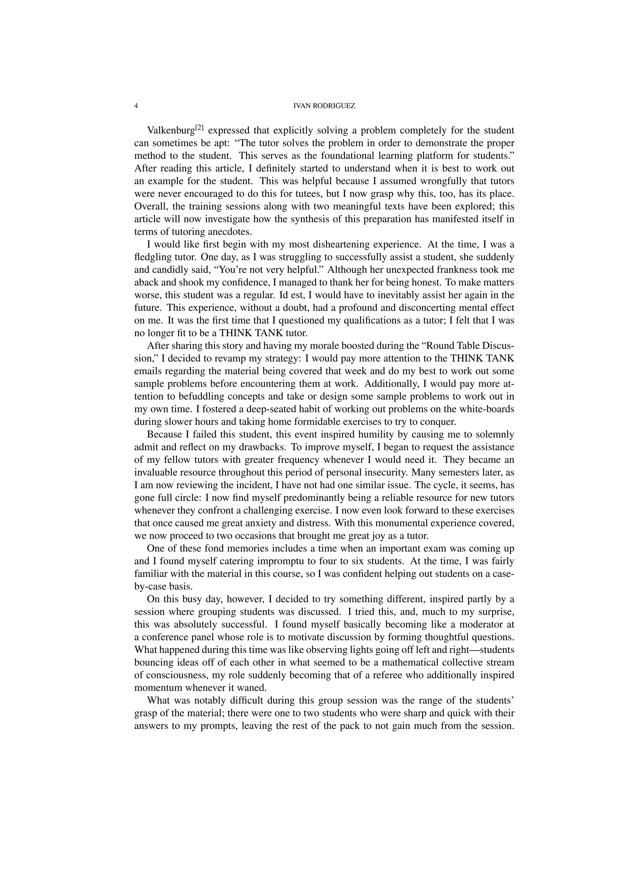 Rodriguez_THINK_TANK_Mathematics_Tutoring_Philosophy | PDF