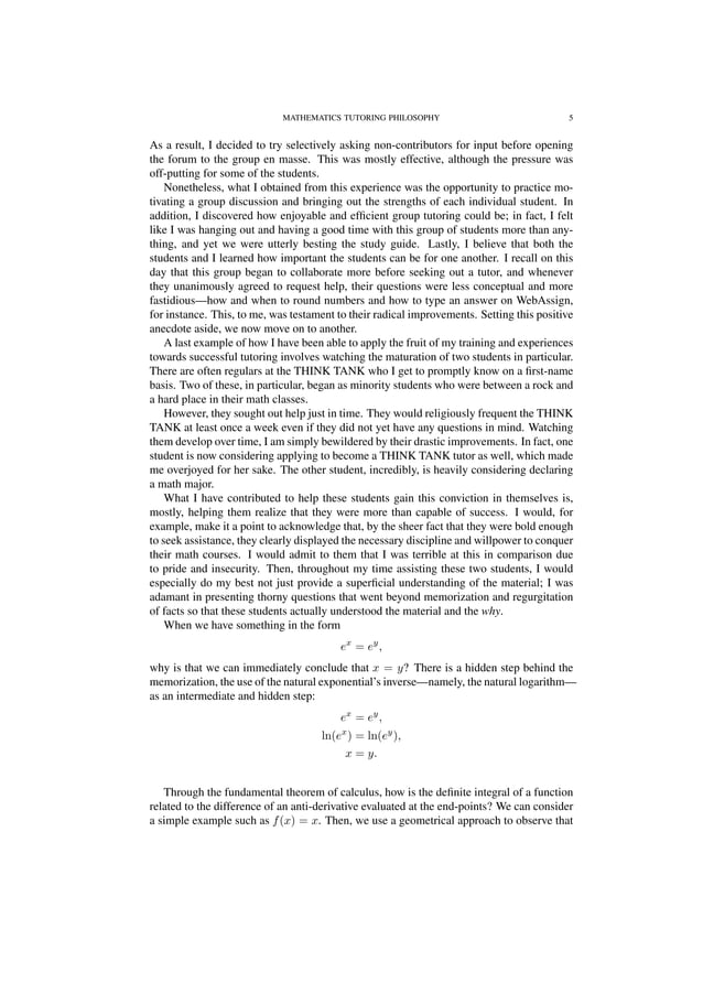 Rodriguez_THINK_TANK_Mathematics_Tutoring_Philosophy | PDF