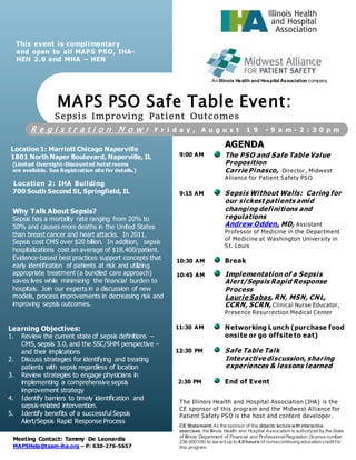 HEN-MAPS PSO Sepsis Agenda | DOCX | Healthcare Industry | Industries