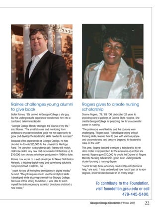 Georgia College magazine | PDF