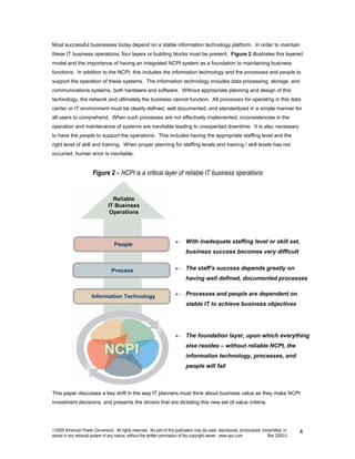 Wp 117 Network Critical Physical Infrastructure Optimizing Business