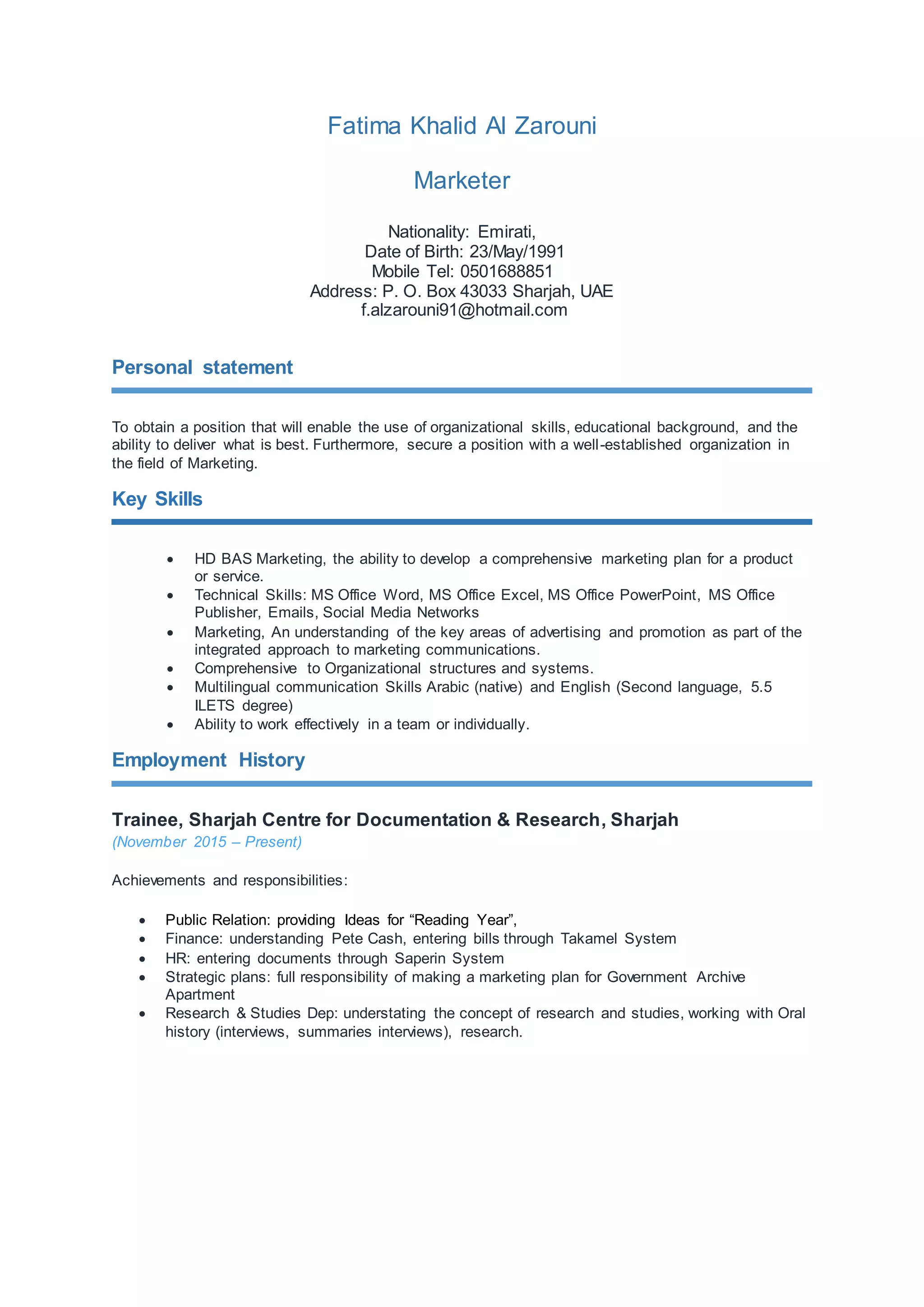 My CV | PDF