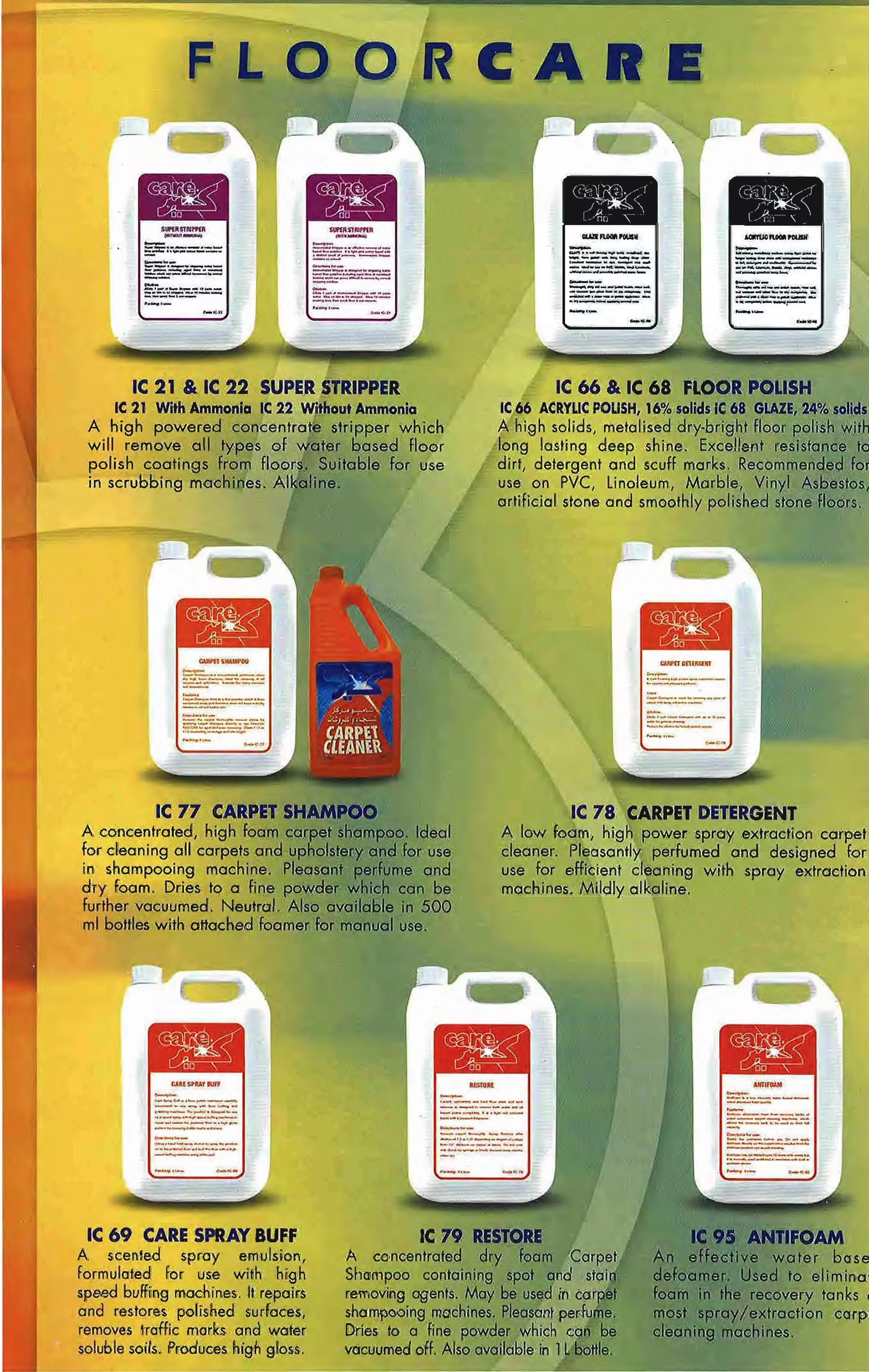 Intercare Chemicals brochure | PDF