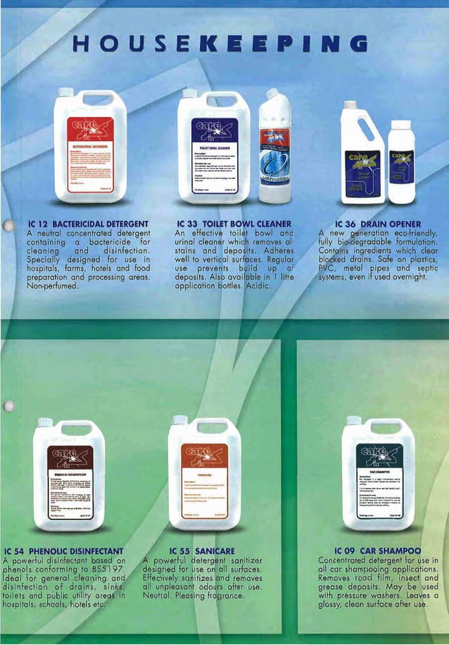 Intercare Chemicals brochure | PDF