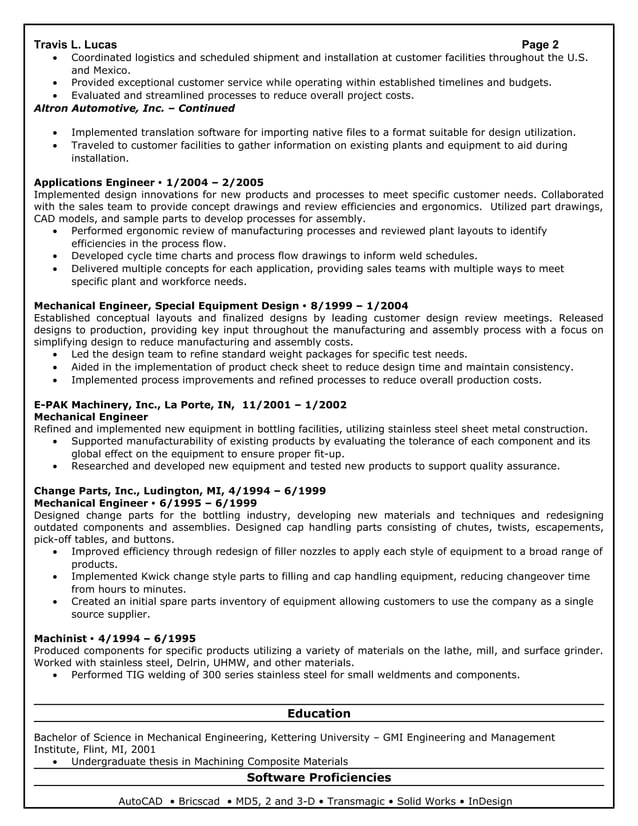 Resume-travisllucas ME ATD | PDF