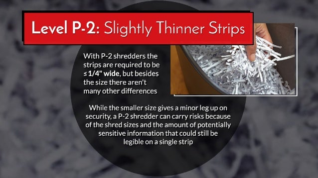 What Are the Different Shredder Security Levels