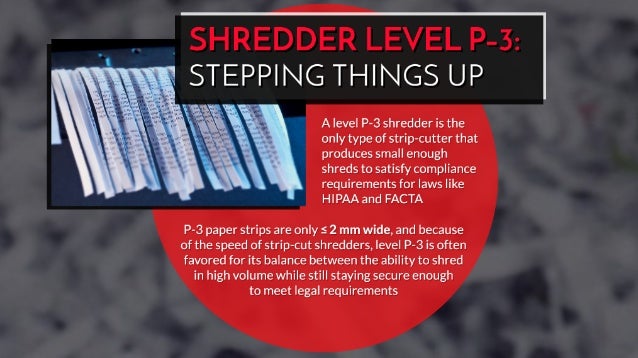 What Are the Different Shredder Security Levels
