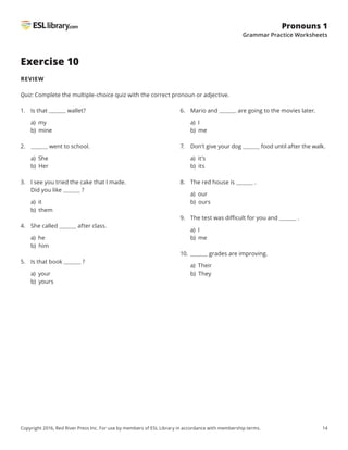 88 pronouns 1-us | PDF