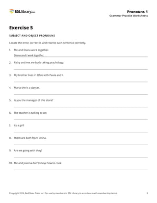 88 pronouns 1-us | PDF