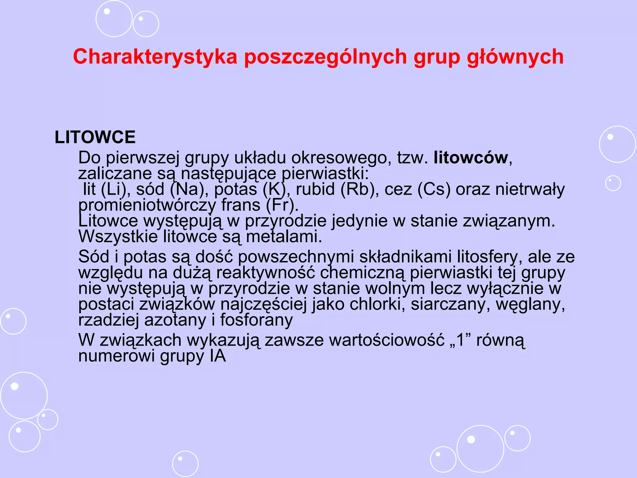 88 uklad okresowy_pierwiastkow | PPT