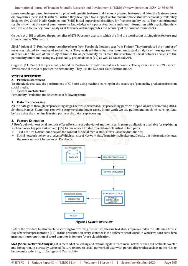 User Personality Prediction on Facebook Social Media using Machine ...