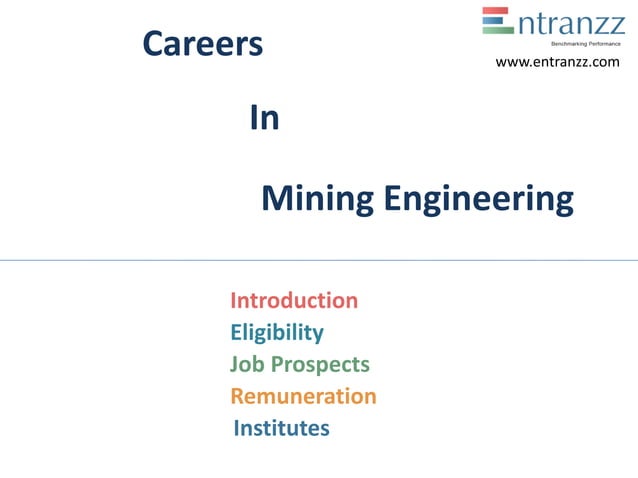 89.careers in mining engineering | PPT