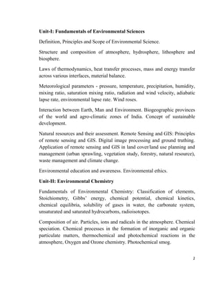 NTA UGC NET JRF - 89 environmental science-new updated syllabus | PDF