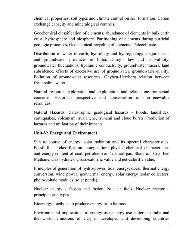 NTA UGC NET JRF - 89 environmental science-new updated syllabus | PDF