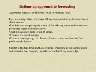 8 9 forecasting of financial statements | PPT