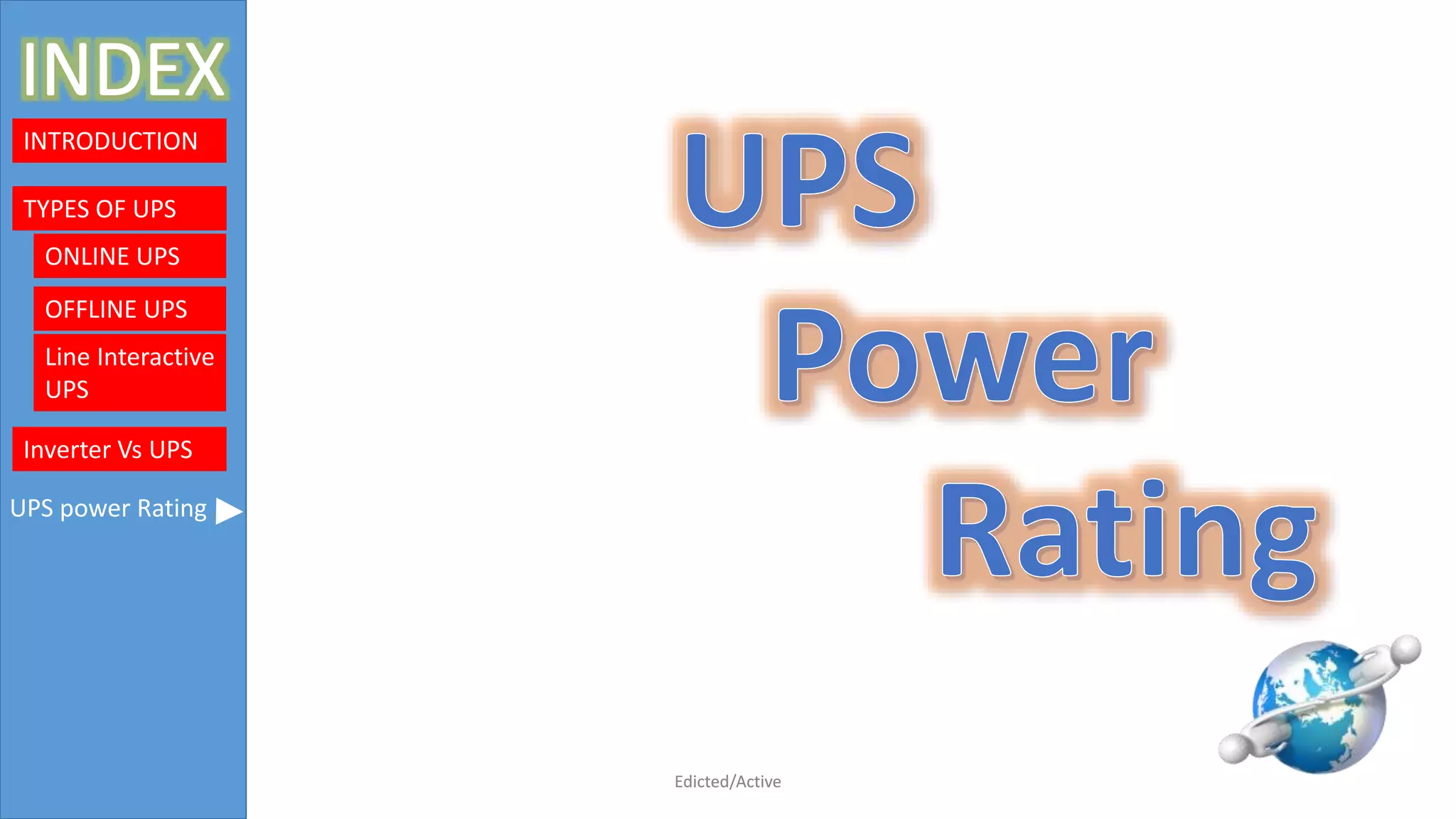 presentation on UPs | PPTX