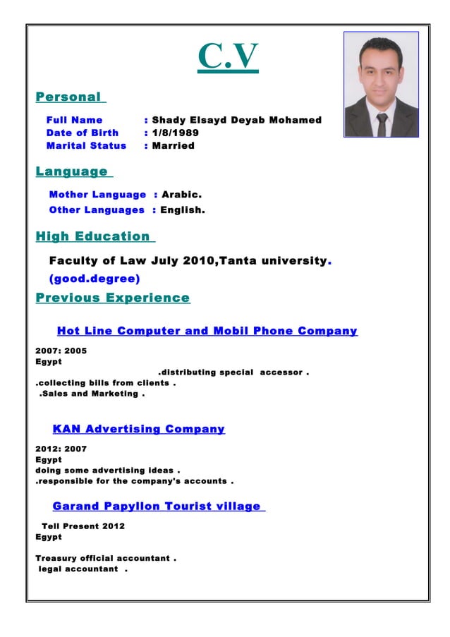 c.v last | PDF | Free Download