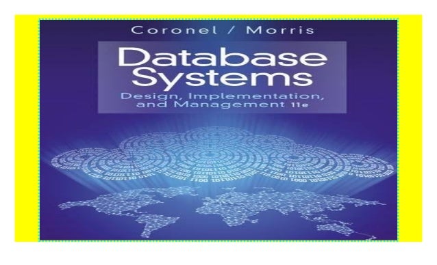 Database Systems Design Implementation And Management Download P