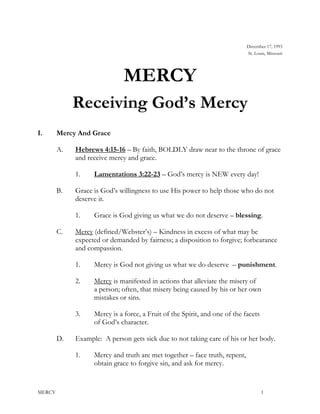 89065987 mercy-joyce-meyer | PDF