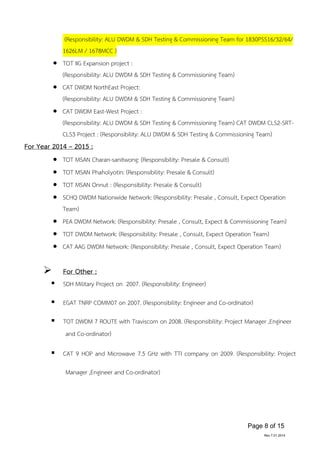 ThammarakCV-29Aug2015 | PDF