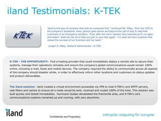 iland Cloud Infrastructure | PPT | Cloud Computing | Internet