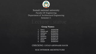 891.pptx history of statue at somali national university | PPTX