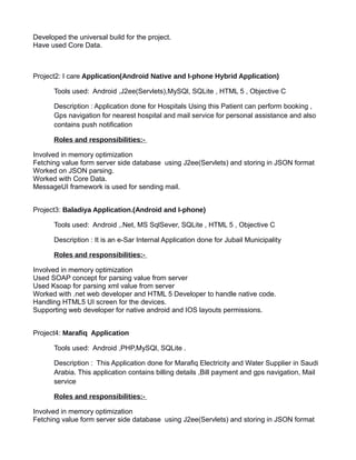 Mohammed Nissar C S(Mobile Application Developer) | DOC | Web Development | Internet