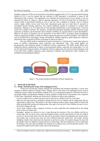 Game development software engineering: digital educational game promoting algorithmic thinking | PDF